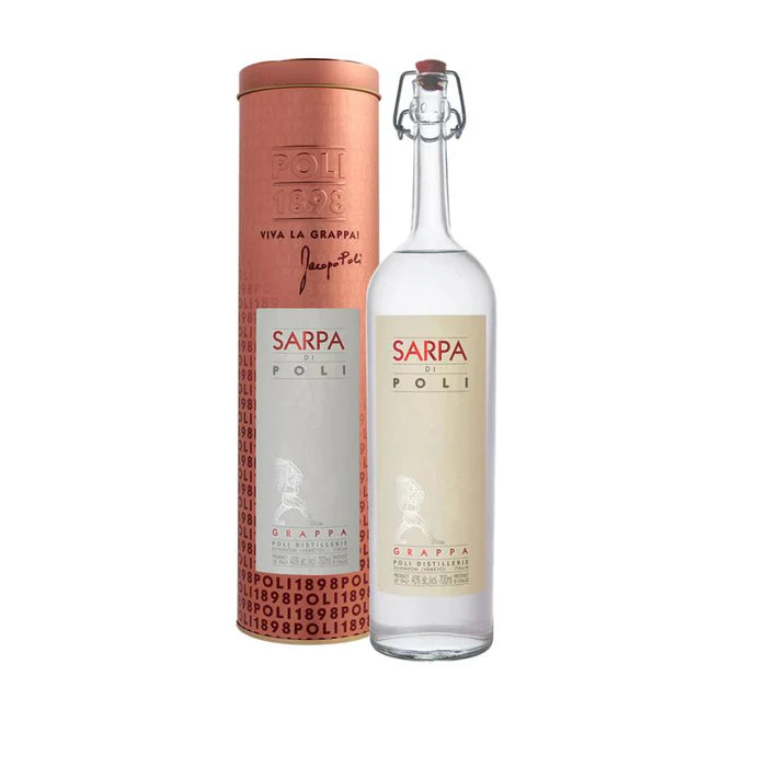 Grappa Sarpa in Tubo 0,70l 40° - Poli – Enotecailvino